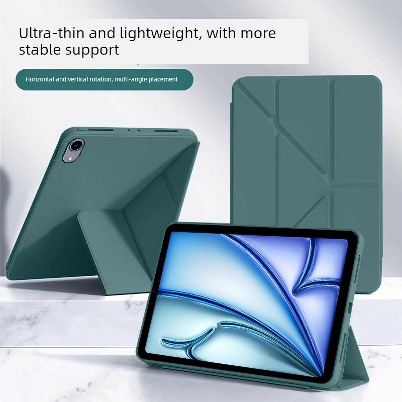 IPad Pro 2022 12,9-дюймовый премиум жидкий силиконовый чехол с поддержкой горизонтального и вертикального положения,