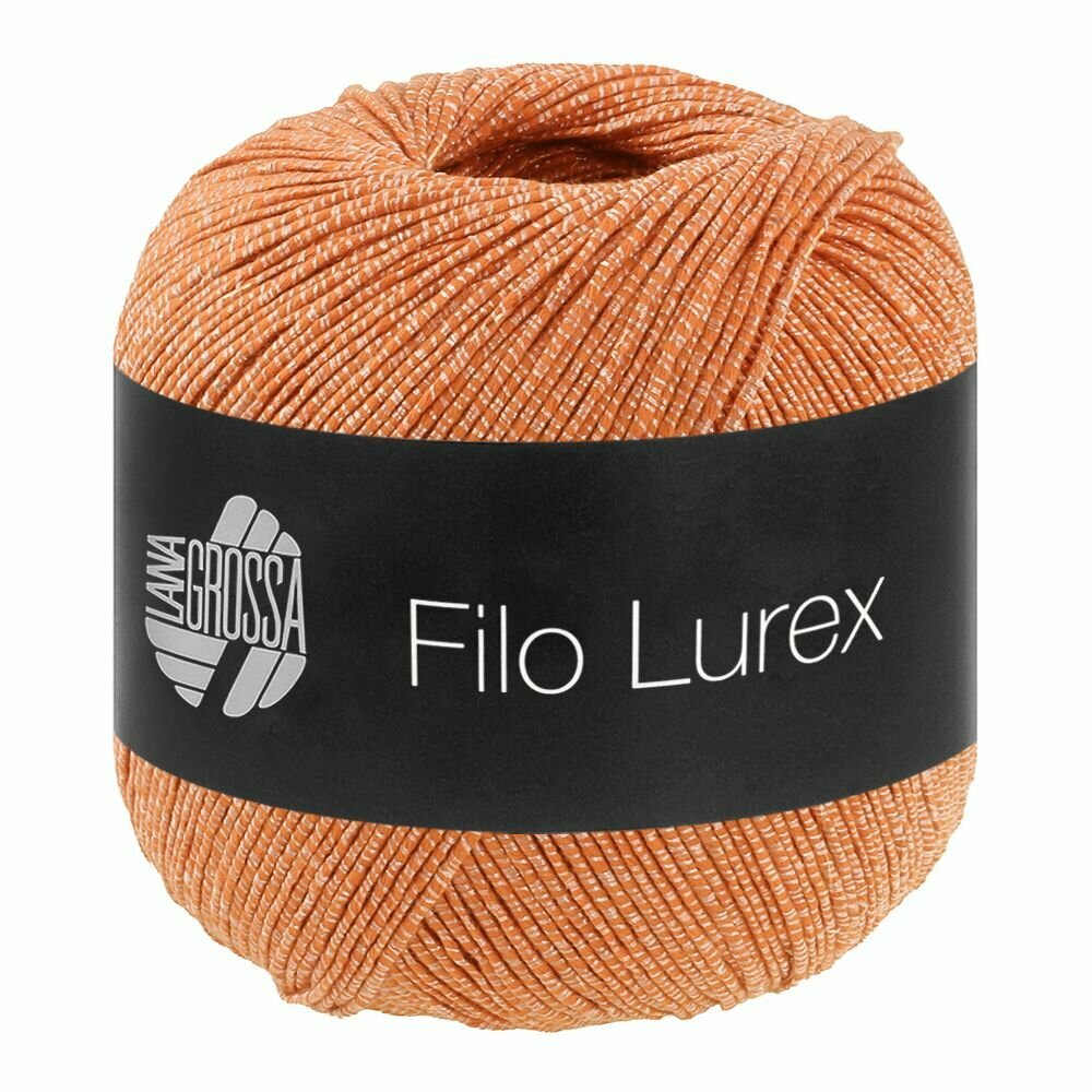 Пряжа для вязания Lana Grossa Filo Lurex (05 Оранжевый/Orange) 1 моток 50 г/145 м
