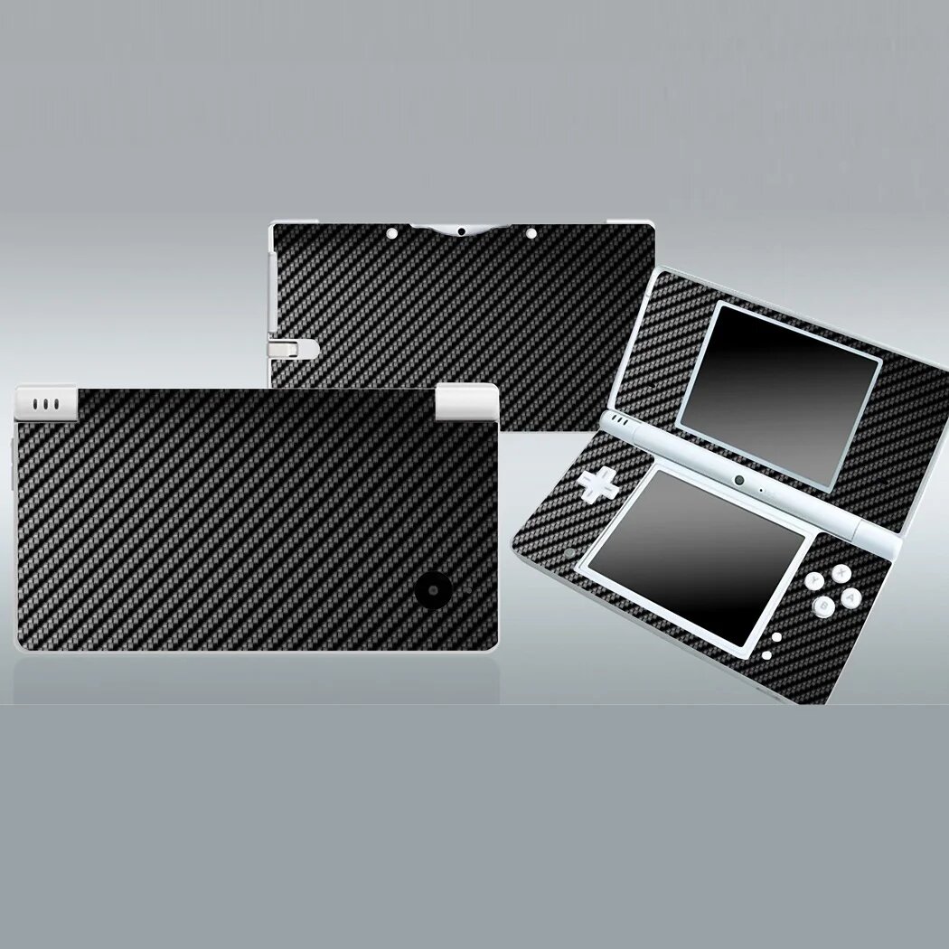 Наклейка на Nintendo DSi NDSi, карбон, черная