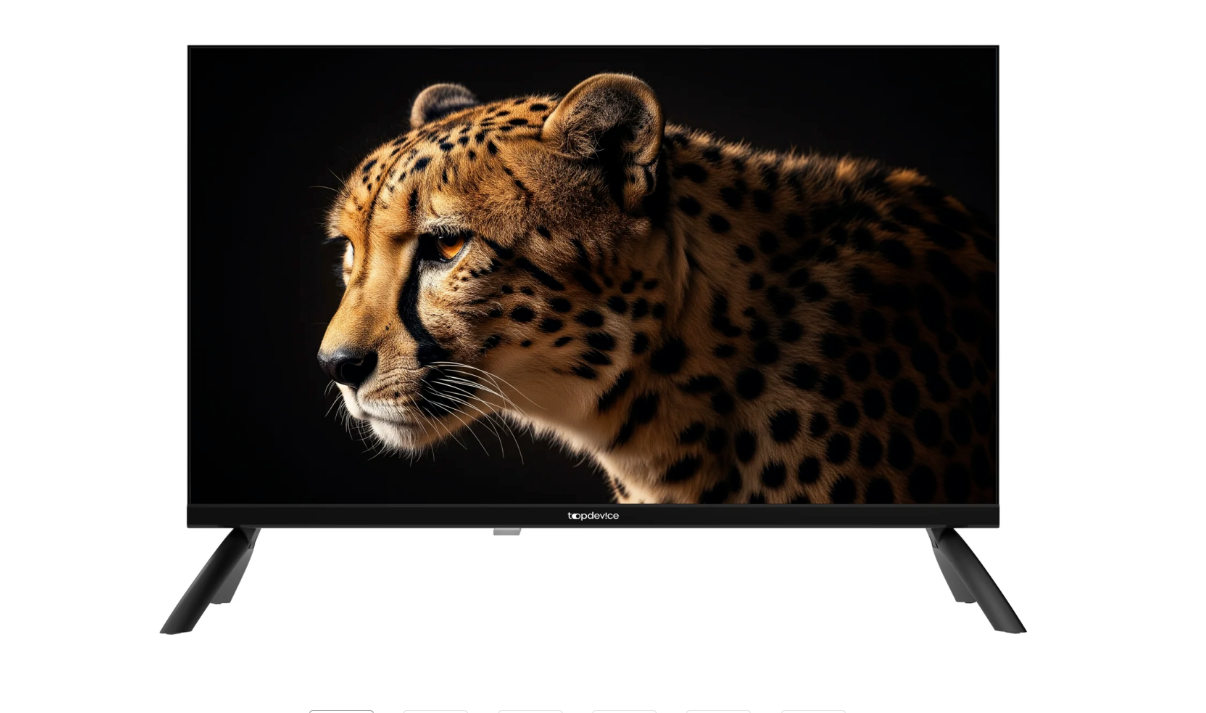 Телевизор TopDevice TDWC24BH2210I, черный, 24", 1366х768, поддержка DVB-C/S2/T2