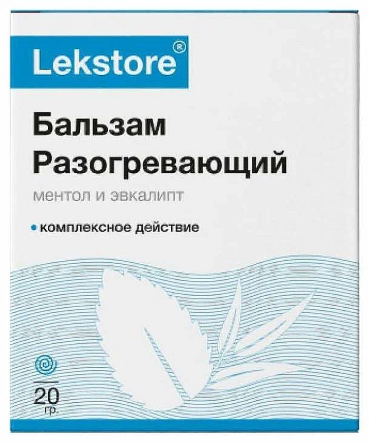 Бальзам Минскинтеркапс "Лекстор", с ментолом, эвкалиптом, разогревающий, 20 г