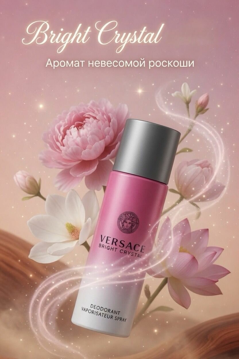 Парфюмерный дезодорант VERSACЕ Bright Crystal