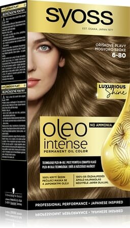 Краска для волос Syoss Oleo Intense, оттенок 6-80 ореховый блонд, 1 шт