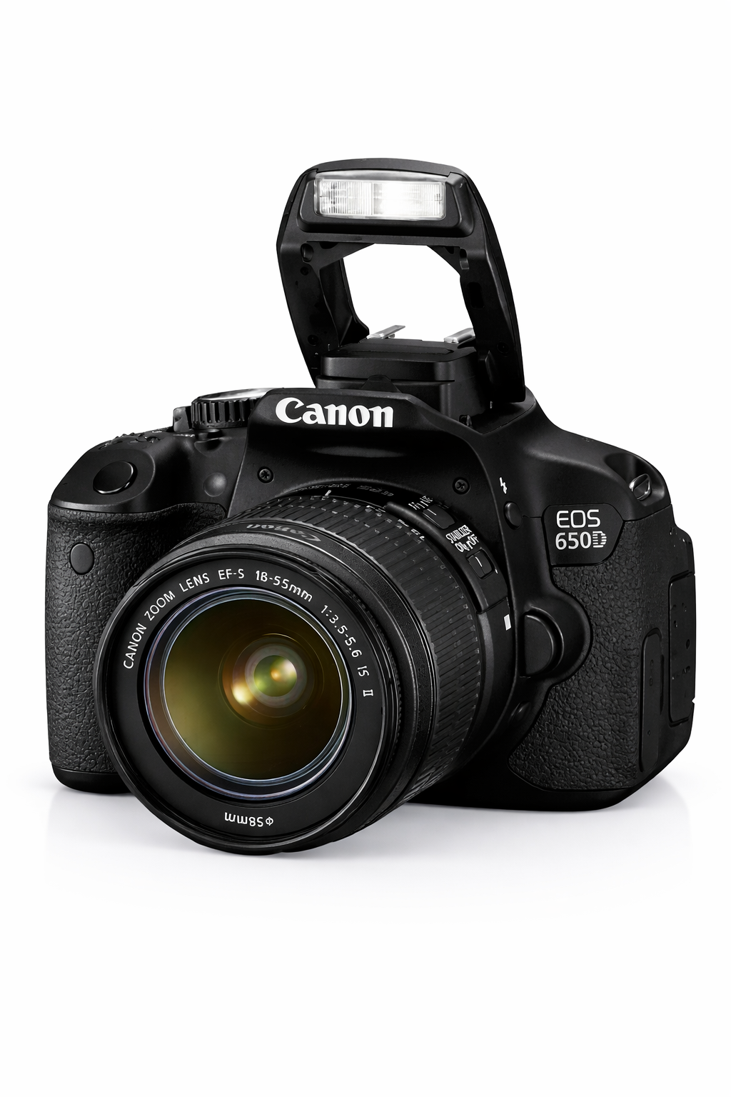 Зеркальный фотоаппарат Canon EOS 650D KIT 18-55mm IS II, черный