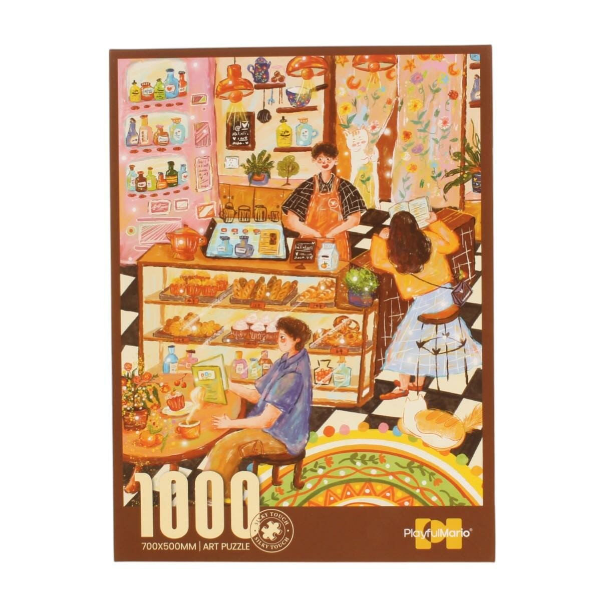 Премиумпазл Playful Mario на 1000 деталей, 70x50 см, с изображением сладостей для тренировки логики