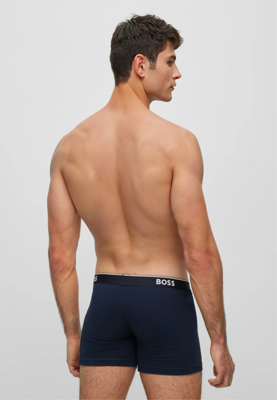 Трусы BOSS POWER 3 PACK - Boxerbriefs, комплект из 3 шт., размер L, синий — фото 1