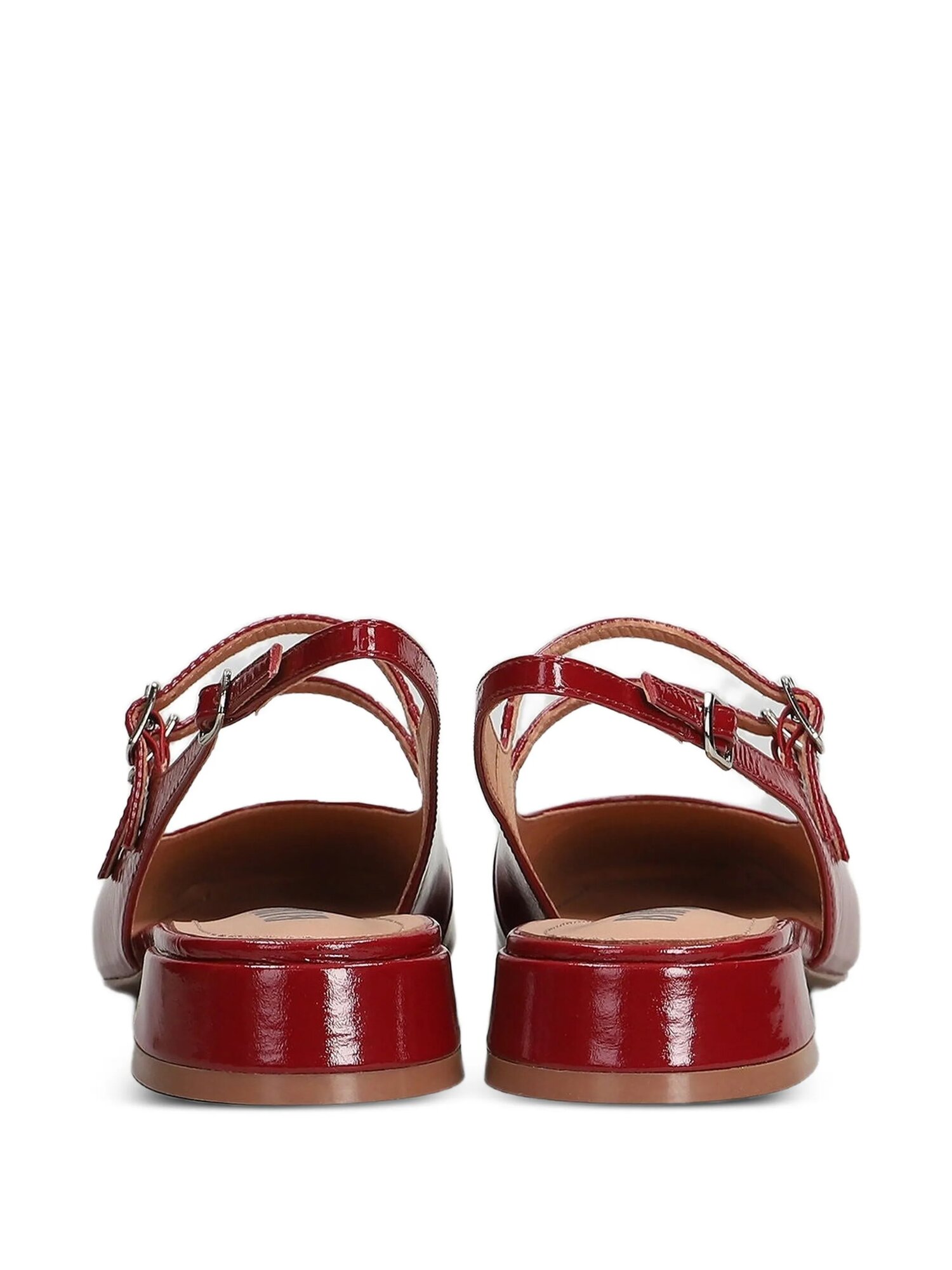 Туфли Bibi Lou Patent-finish slingback flat pumps, размер 38 — фото 1