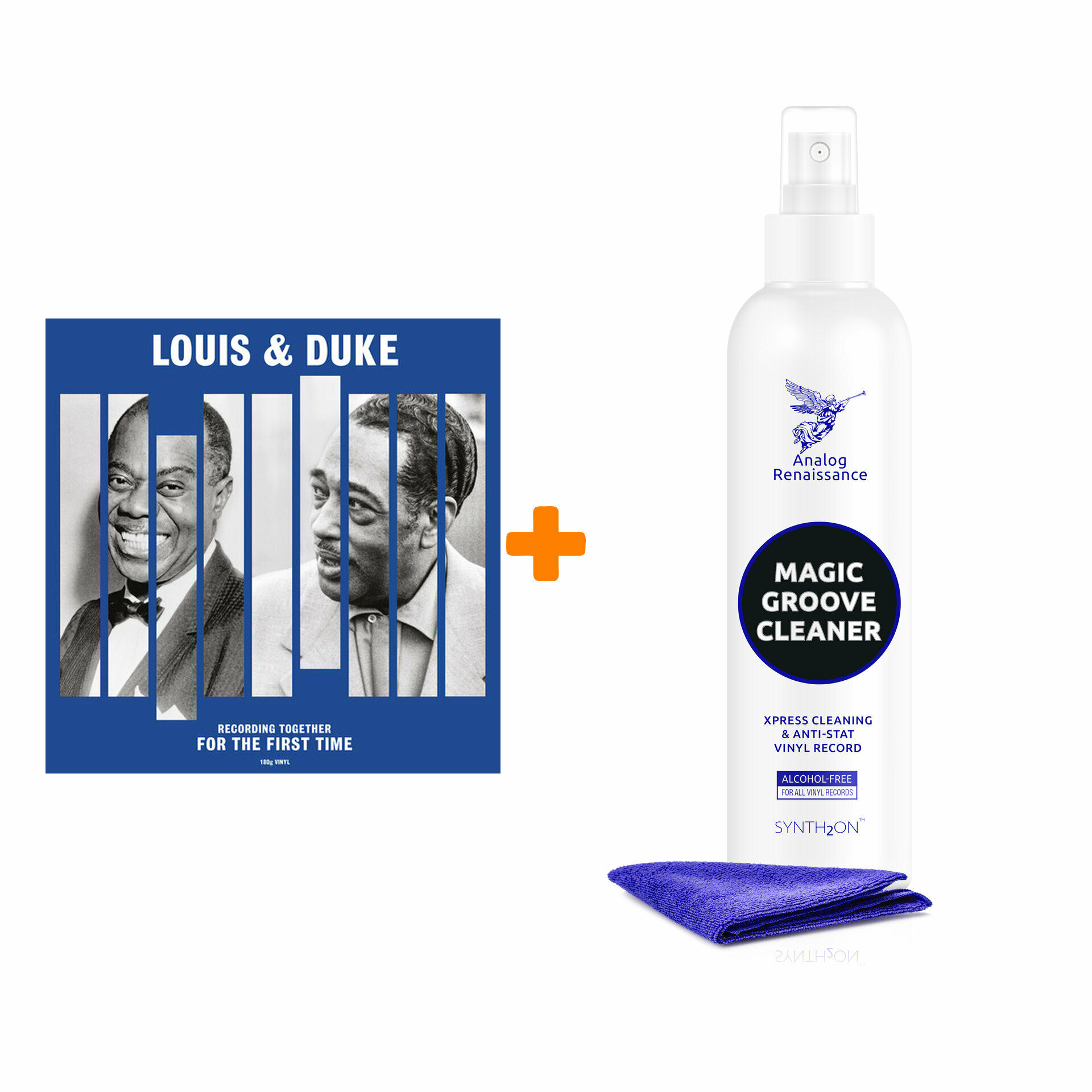 ARMSTRONG LOUIS & DUKE ELLINGTON Recording Together For The First Time LP + Спрей для очистки LP с микрофиброй 250мл Набор