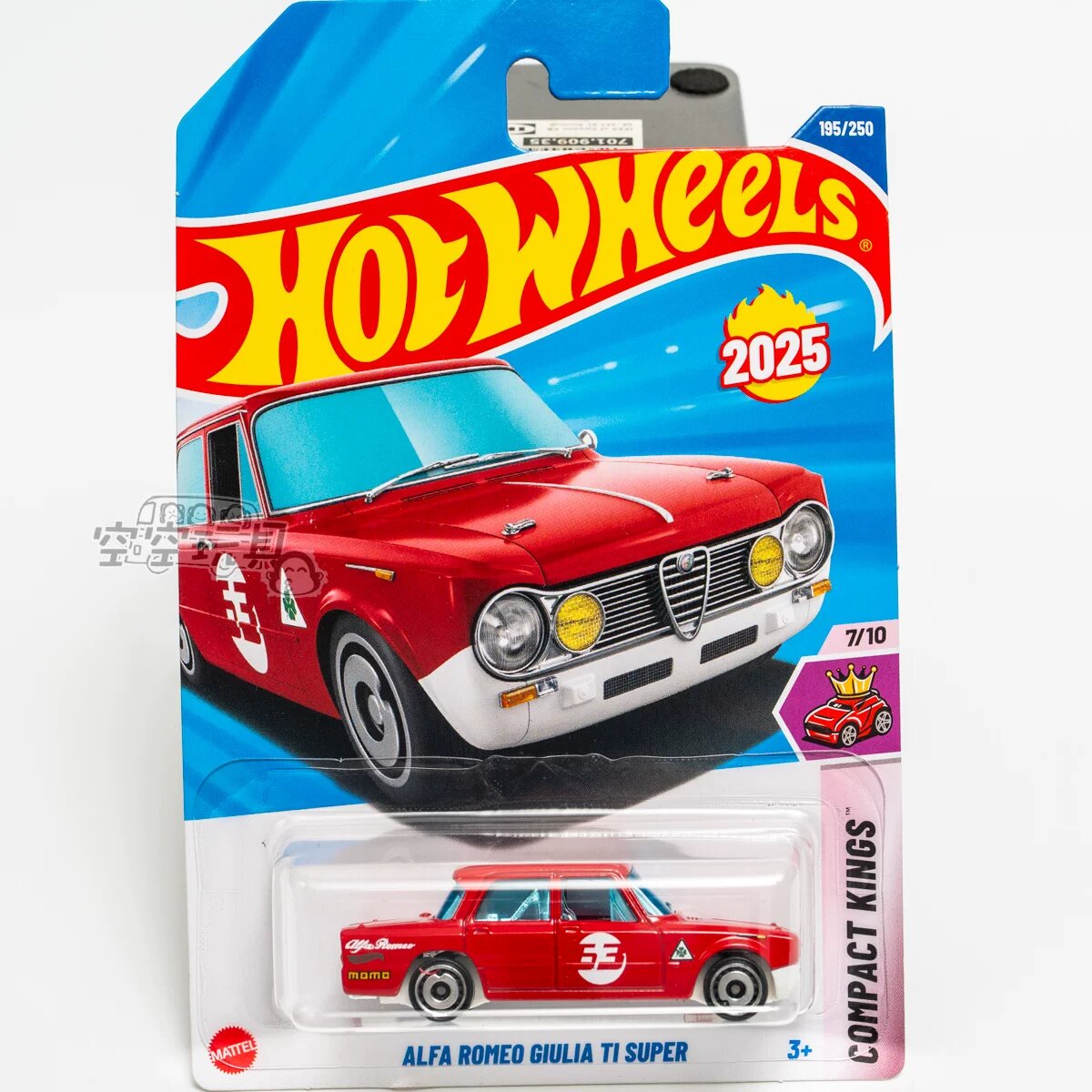 Hot Wheels 24AB Бэтмен Батмобиль и Koenigsegg Суперспорткар Цвет：195 ALFA ROMEO GIULIA TI SUPER Alfa Romeo КрасныйСерия