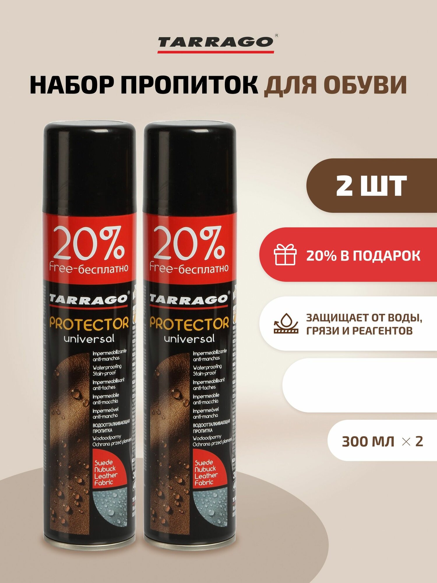 Tarrago Пропитка водоотталкивающая