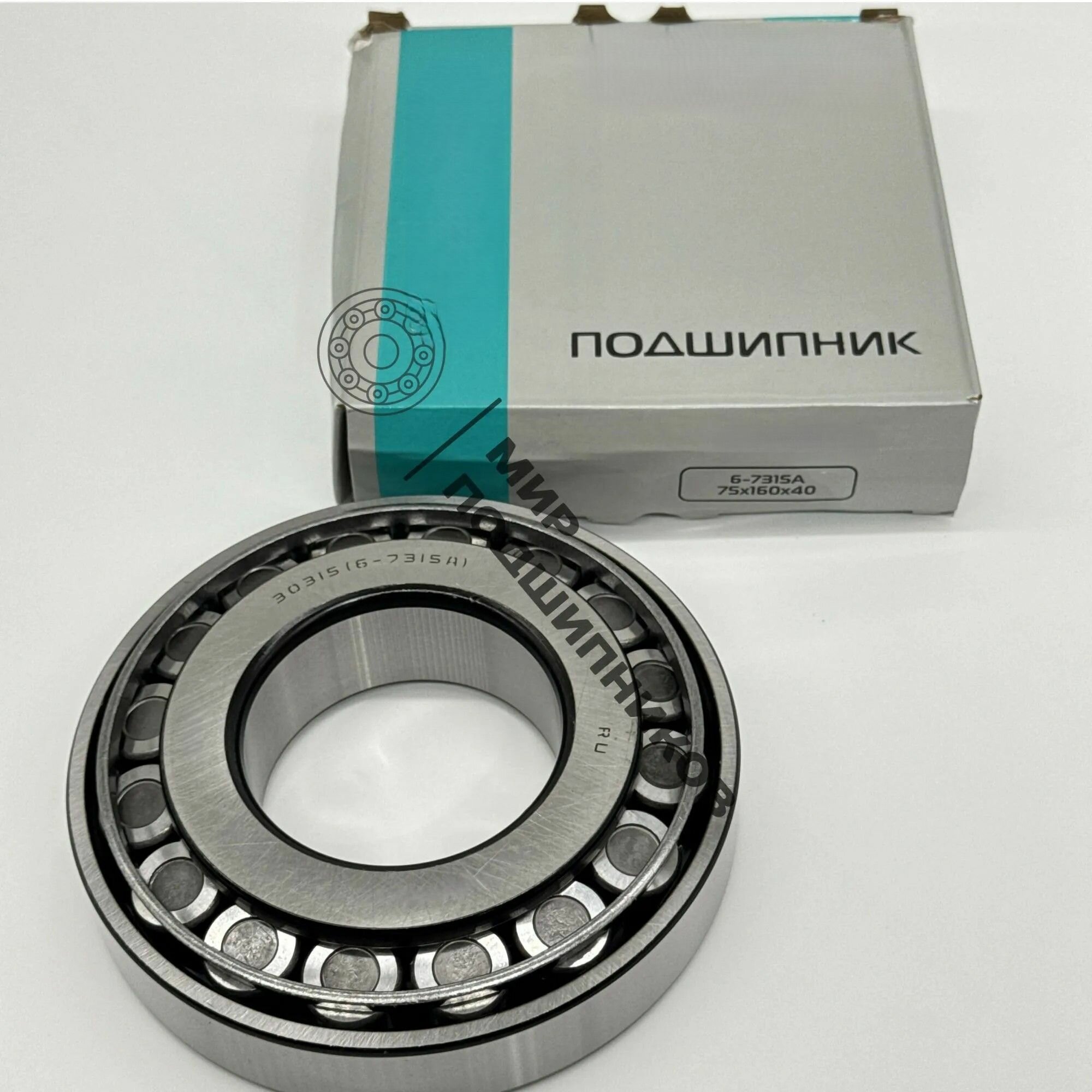 Подшипник 6-7315(30315) 160х75х40 Камаз-65111, 53228, 43114 РК; УРАЛ-375, 5557 моста заднего