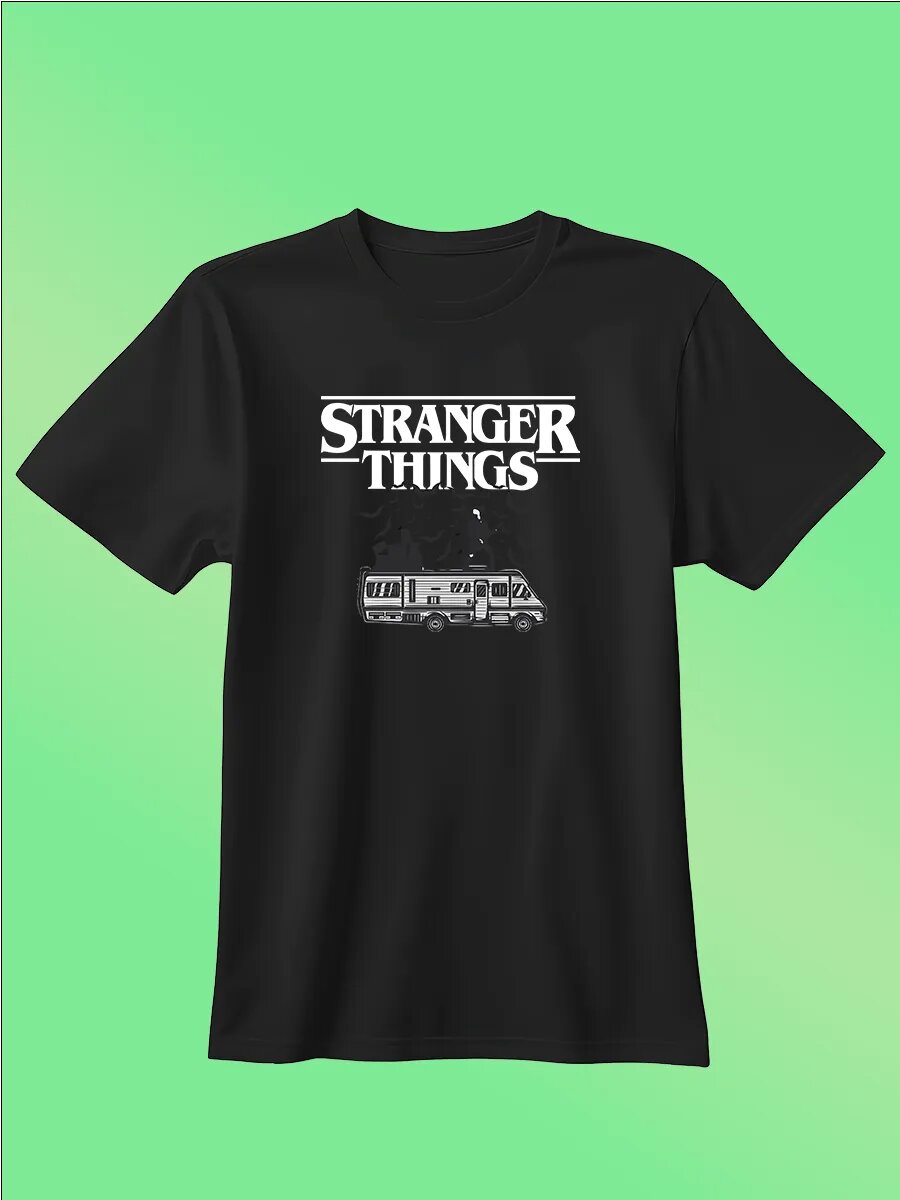 Футболка Stranger Things фургон экшн сериал