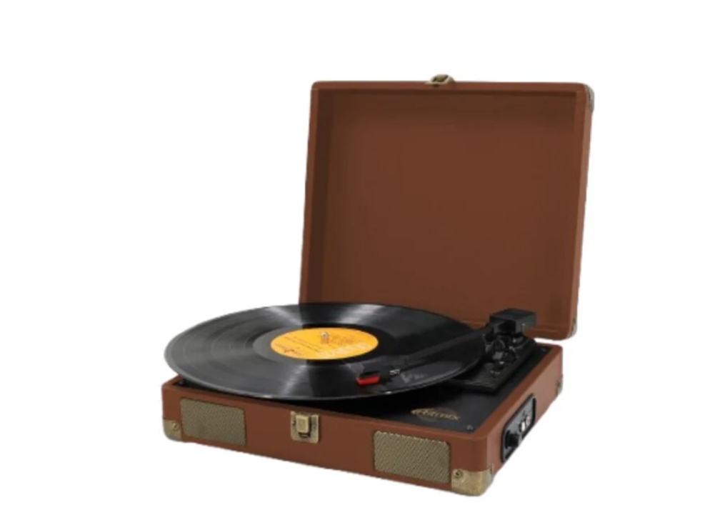 Виниловый проигрыватель Ritmix LP-100 (коричневый)