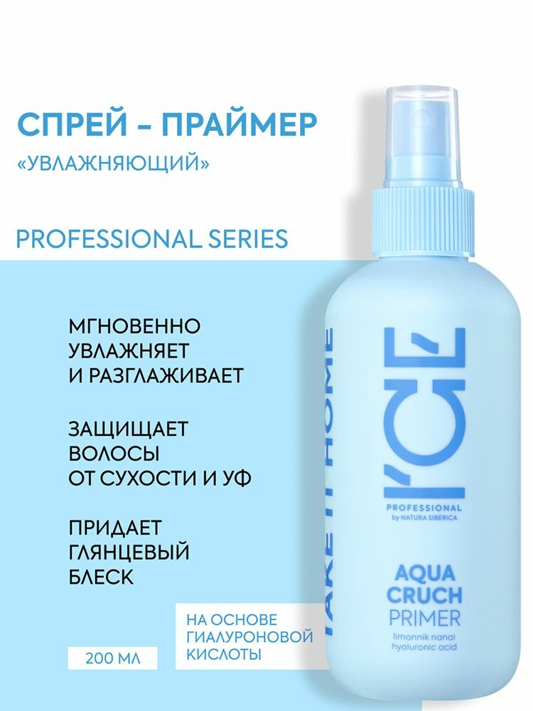 ICE by Natura Siberica Солевой спрей для объема и укладки волос профессиональный текстурирующий с фиксацией 200 мл объем укладка фиксация профессиональный