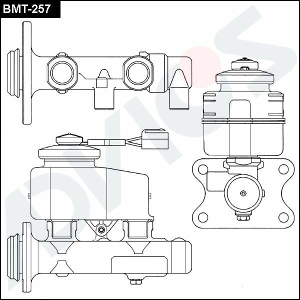 Главный тормозной цилиндр TOYOTA LAND CRUISER J60 ADVICS BMT-257