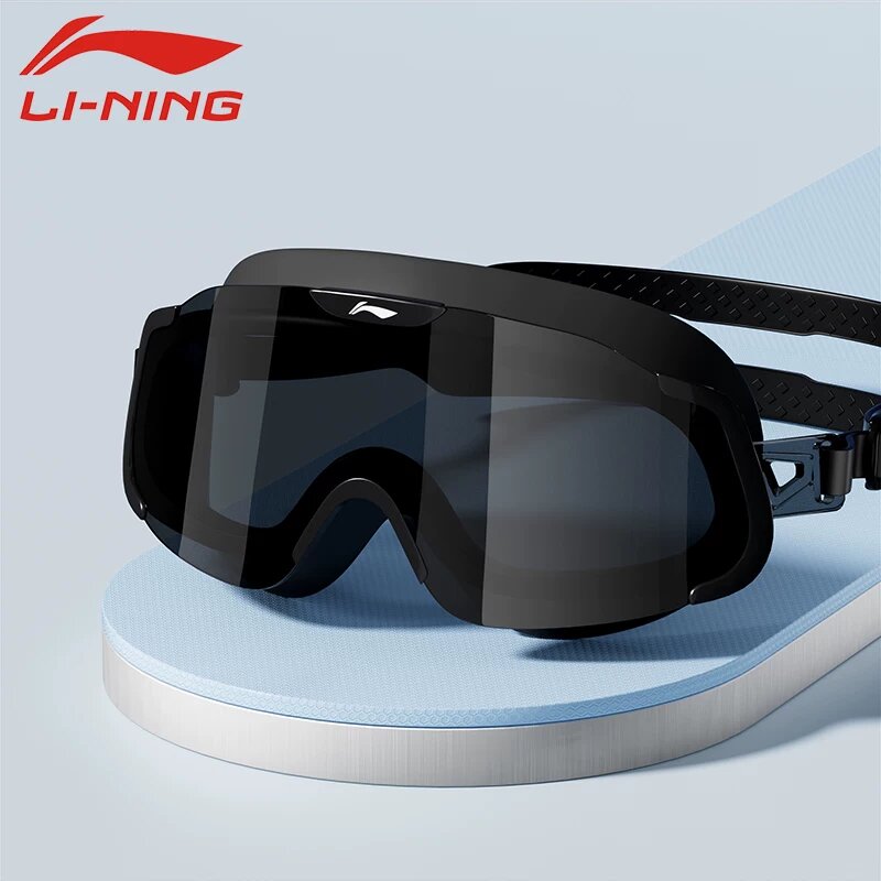 Lining 535 Dark Night Black Анти-туманные очки для плавания для женщин, плано