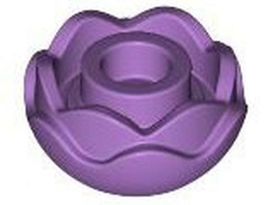 Деталь Lego 5904 Plant Flower Round with 2 Layers (Peony Rose) with Open Stud and Small Pin Hole