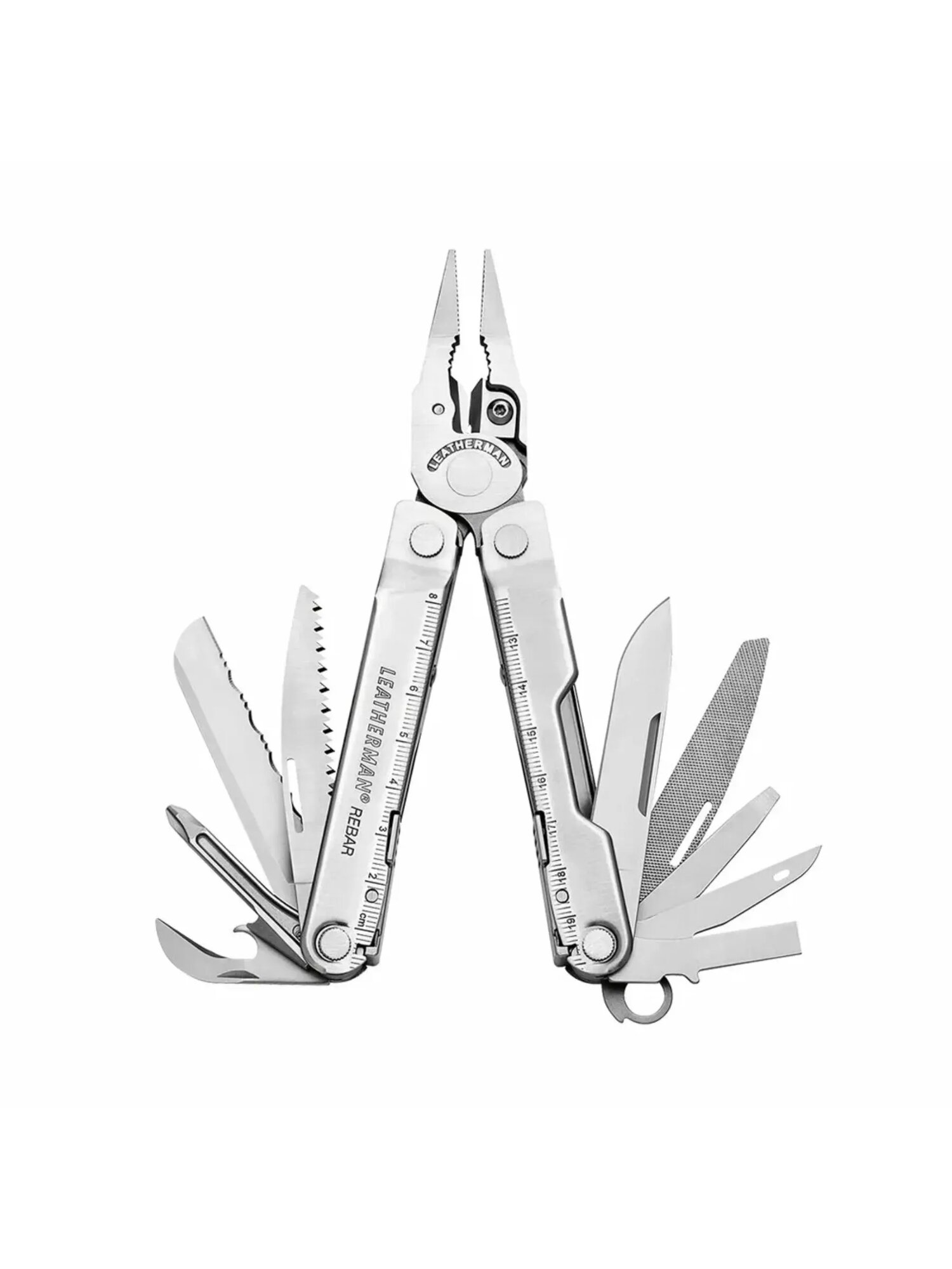 Мультитул LEATHERMAN Rebar 831547 Stainless, пассатижи, серебристый