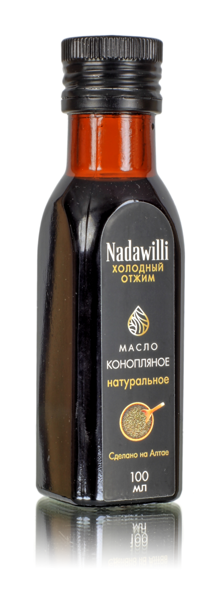 Масло Конопляное растительное нерафинированное (пищевое) 100мл
