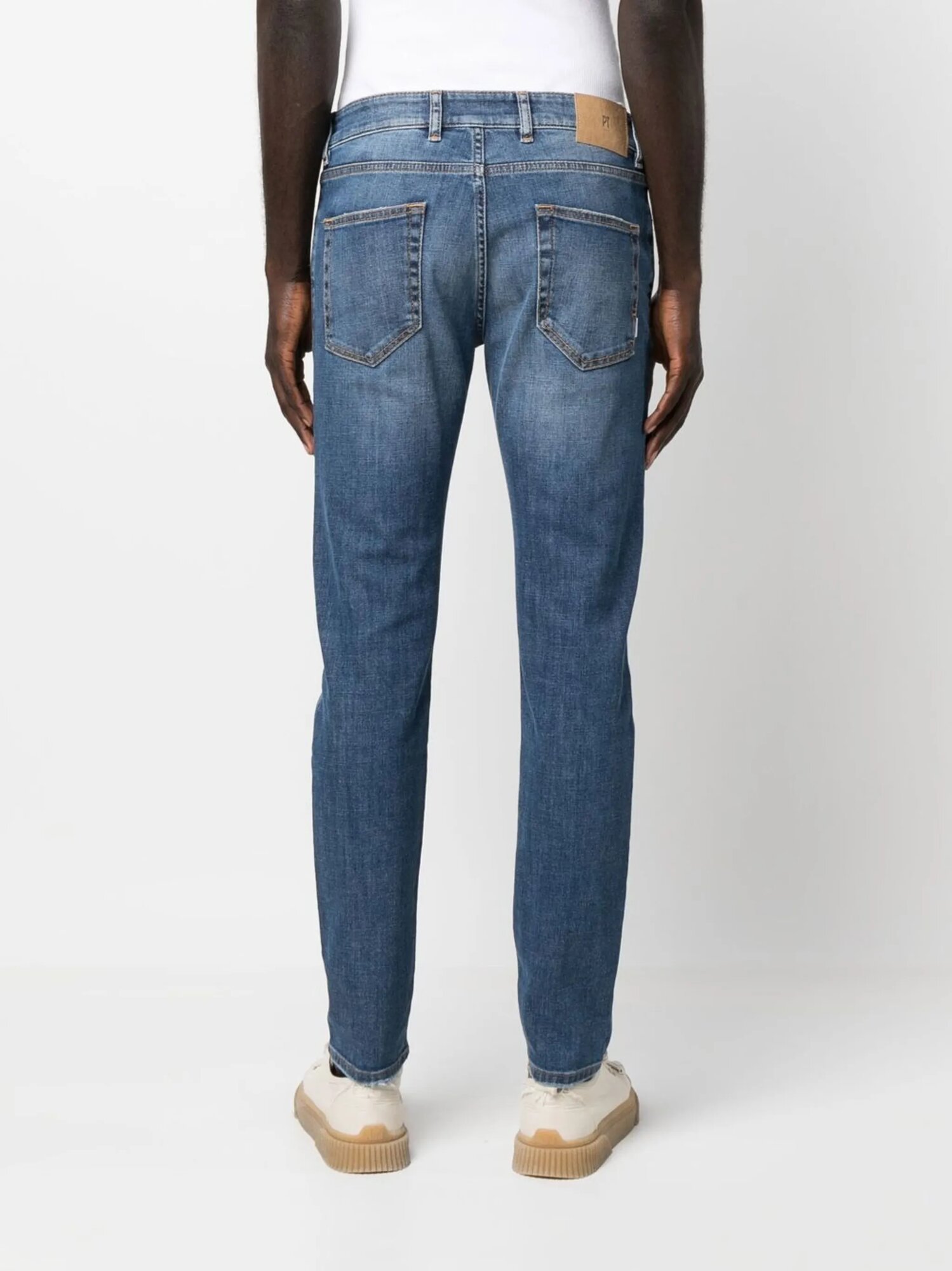 Джинсы PT Torino Logo-patch straight leg jeans, размер 56 — фото 1