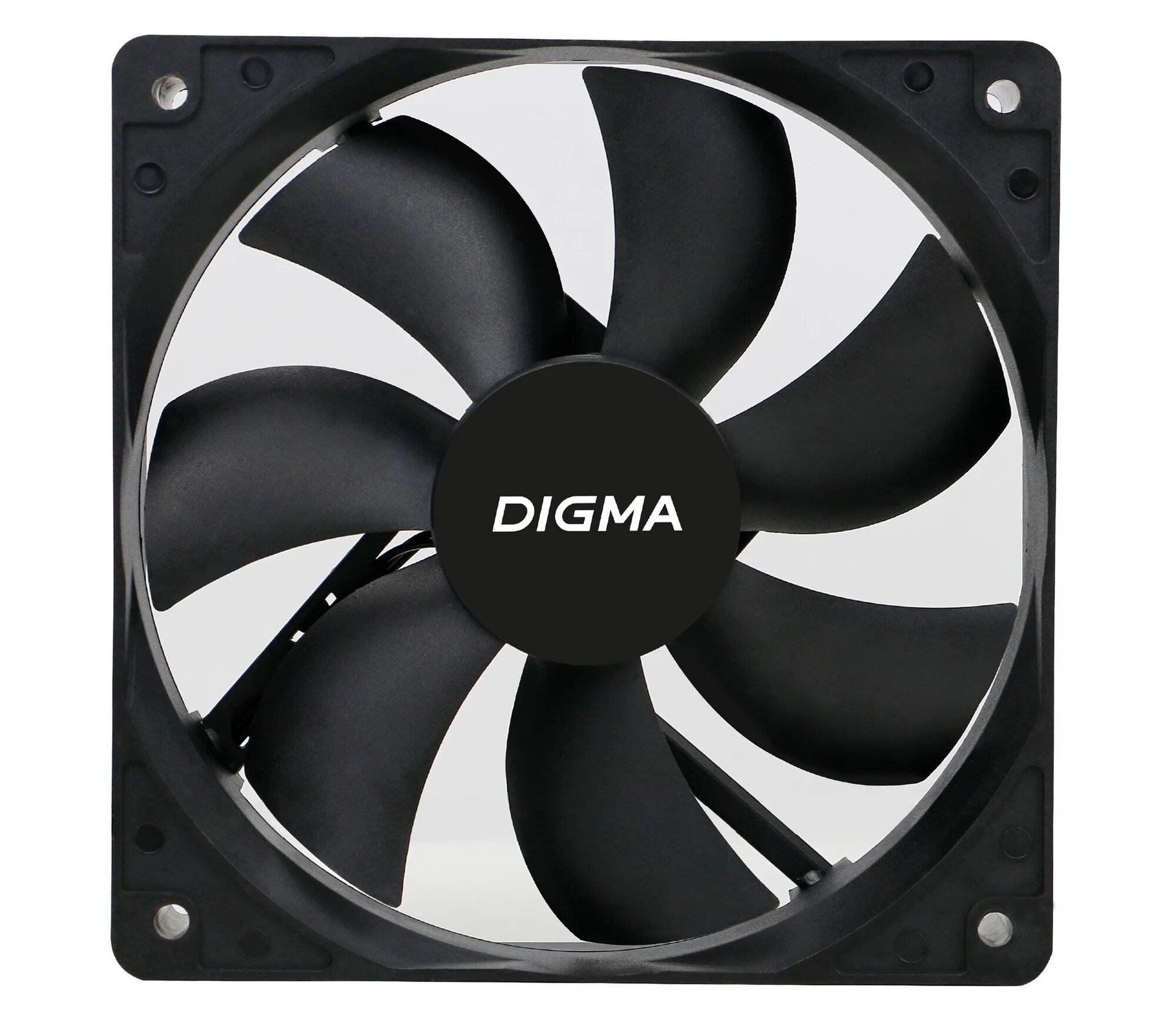 Вентилятор Digma DFAN-120-7, для корпуса, гидродинамический подшипник, 120х120х25 мм