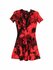 Платье Alexander McQueen Crew-neck flared-hem mini dress, размер 42