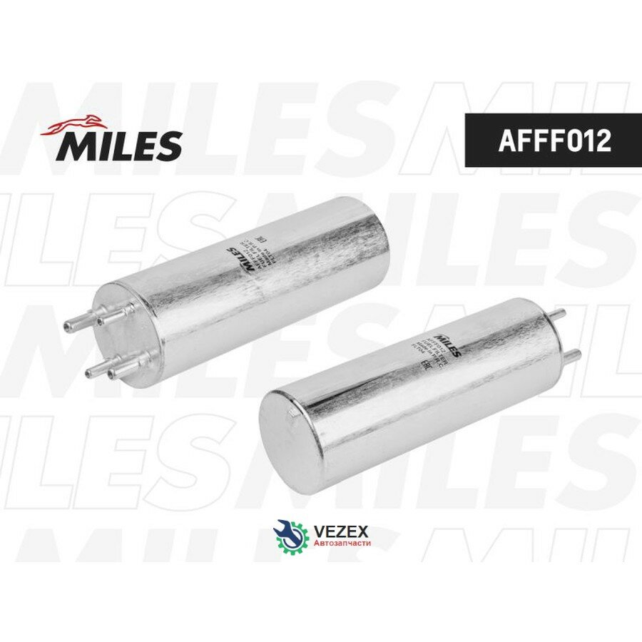 MILES AFFF012 Фильтр топливный VW T5 1.9D-2.5D/TOUAREG 2.5D 03- (FILTRON PP985, MANN WK857/1) AFFF012