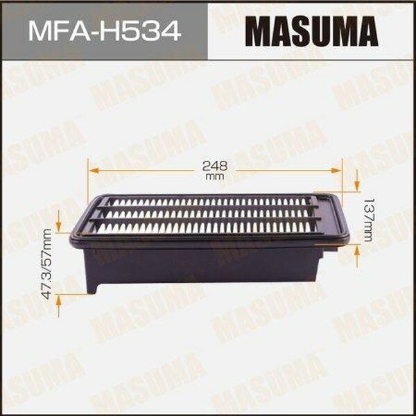 Фильтр воздушный MASUMA MFA-H534 Honda Cr-V, Rw1 1,40 Пропитка