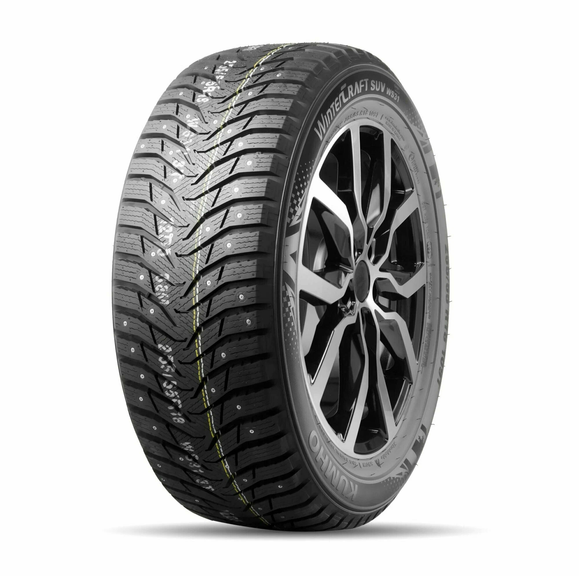 Зимняя автомобильная шина бескамерная Marshal WS31 WinterCraft Suv Ice 225/60 R18 104T шип