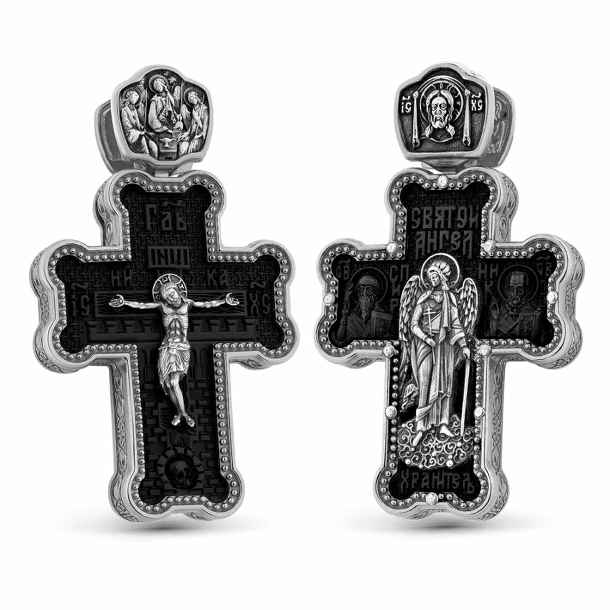 Подвеска, серебро, 925 проба, чернение