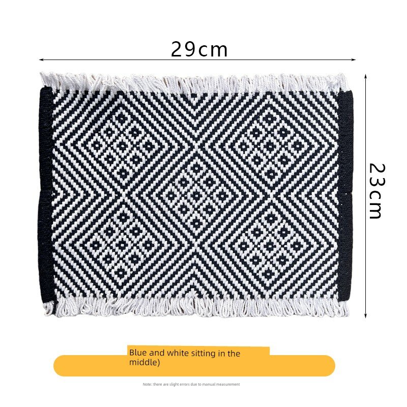 Заменяемая сиденье для складного стула, 29 см сине-белый, 2 шт. с иглами для деревянных стульев