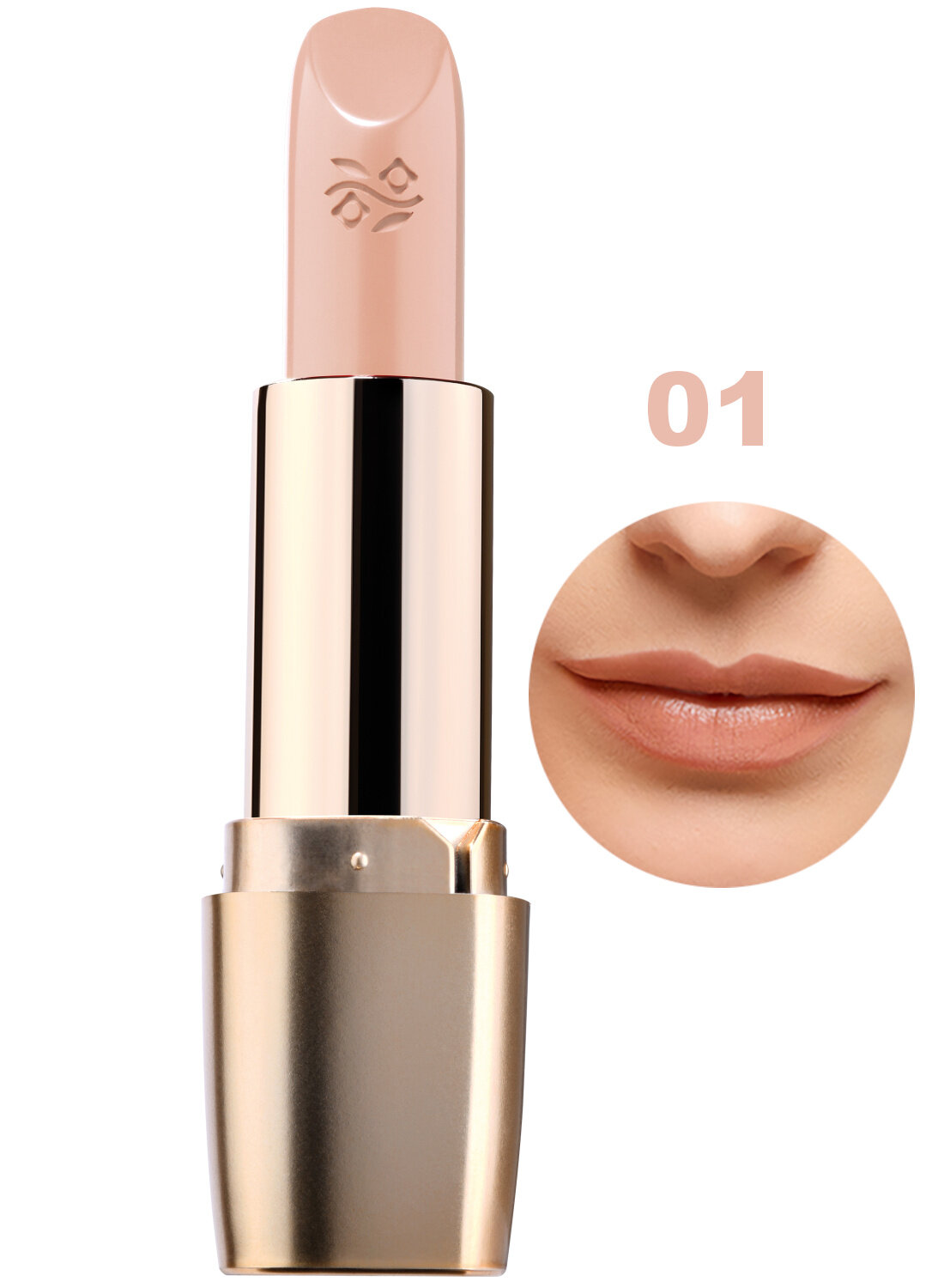 Deborah Milano Помада для губ Тон 01 Нюдовый ROSSETTO MILANO RED увлажняющая сатиновая 4,2 г
