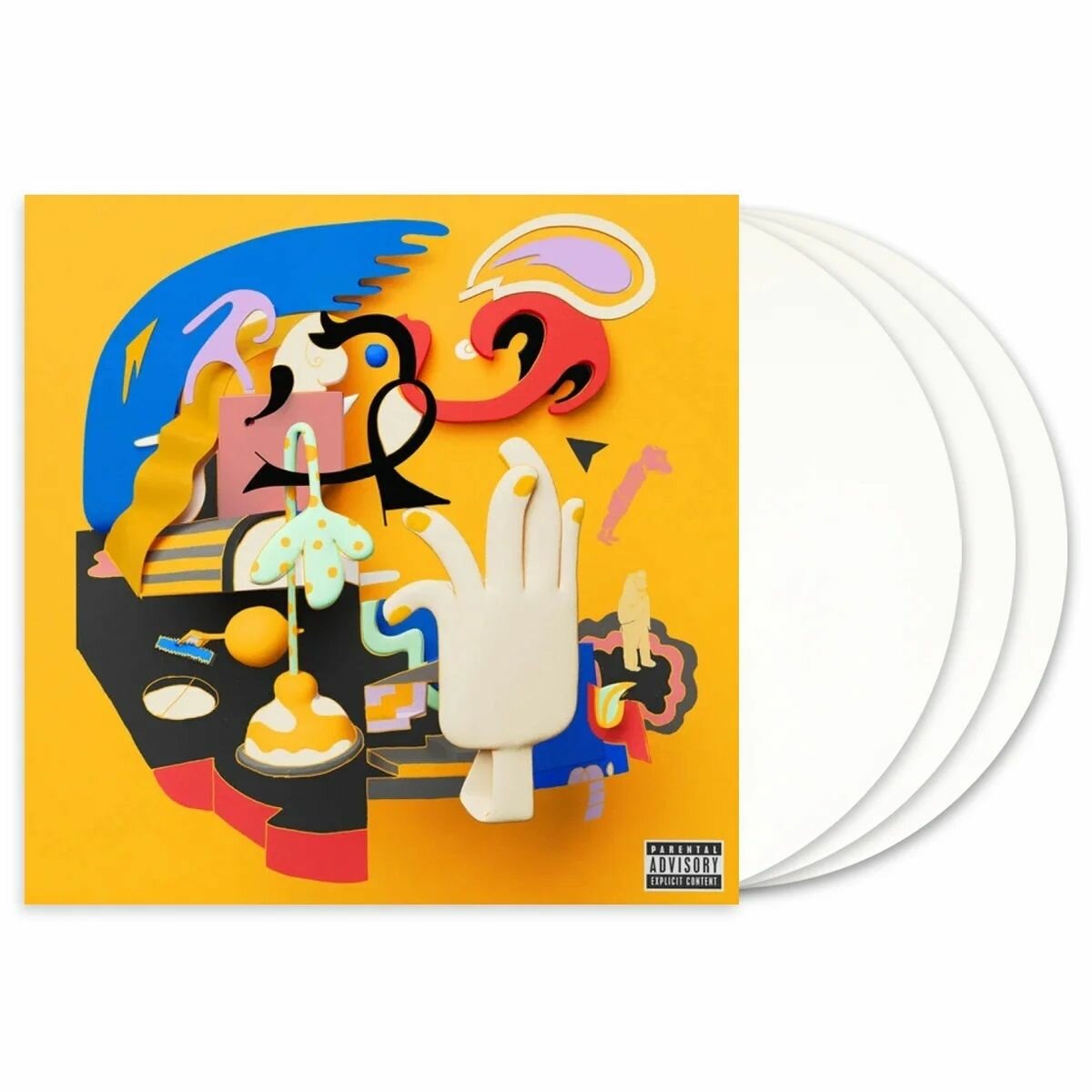 Mac Miller Faces. (3LP/Reissue/White Vinyl/Виниловая пластинка)