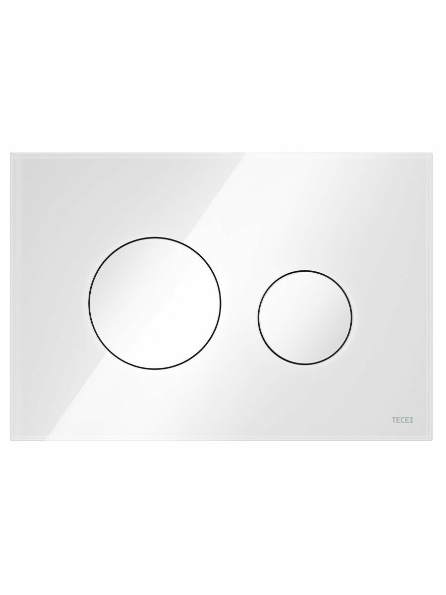Кнопка смыва TECE Loop 9240650 белое стекло