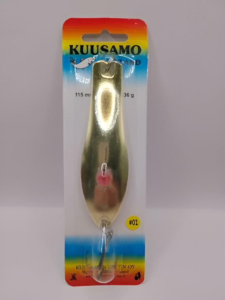 Блесна колебалка Kuusamo Suomi (Professor), 115 мм, 36 г, для ловли хищника
