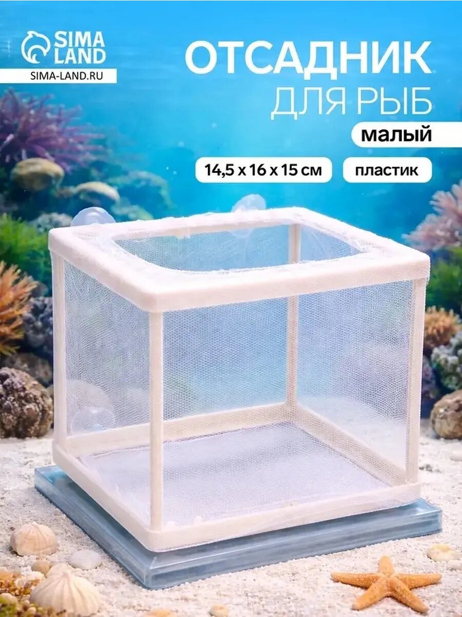 Компактный отсадник для рыб с защитой молоди