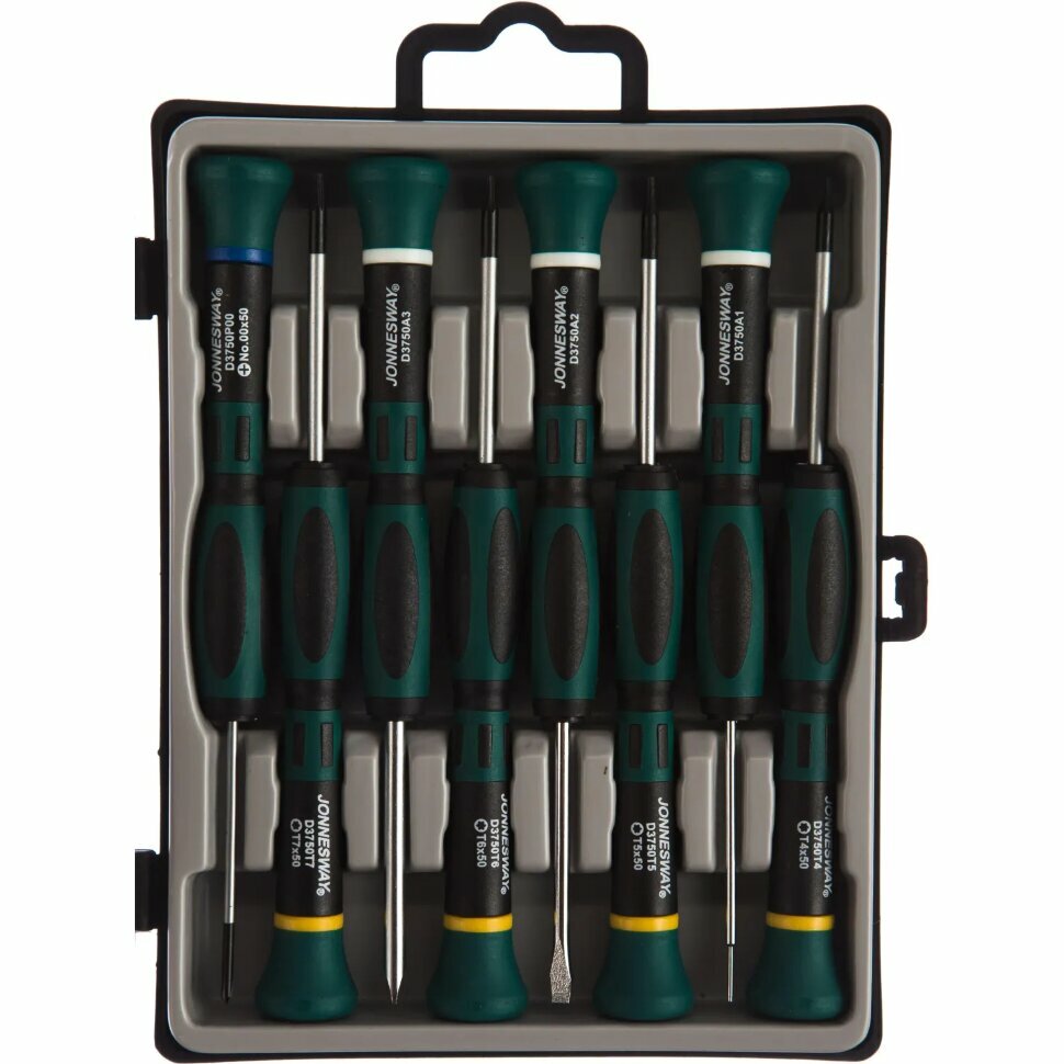 Набор отверток для точной механики TORX, 50 мм, 8 предметов D3750T18S, 1775605