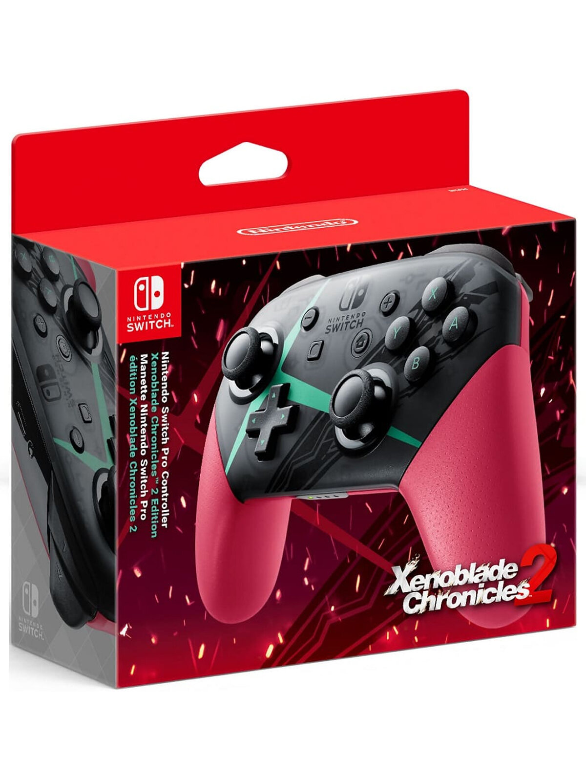 Беспроводной геймпад Nintendo Switch Pro Controller - Xenoblade Chronicles 2