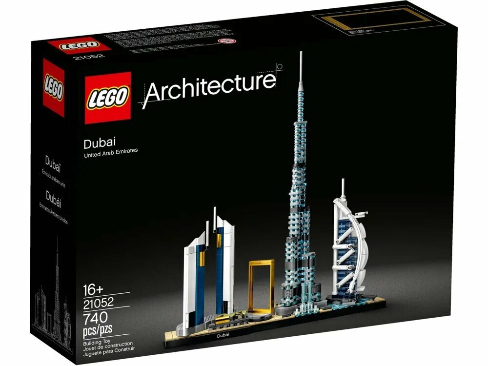 Architecture серия, LEGO 21052 Дубай, конструктор для мальчика, для девочек