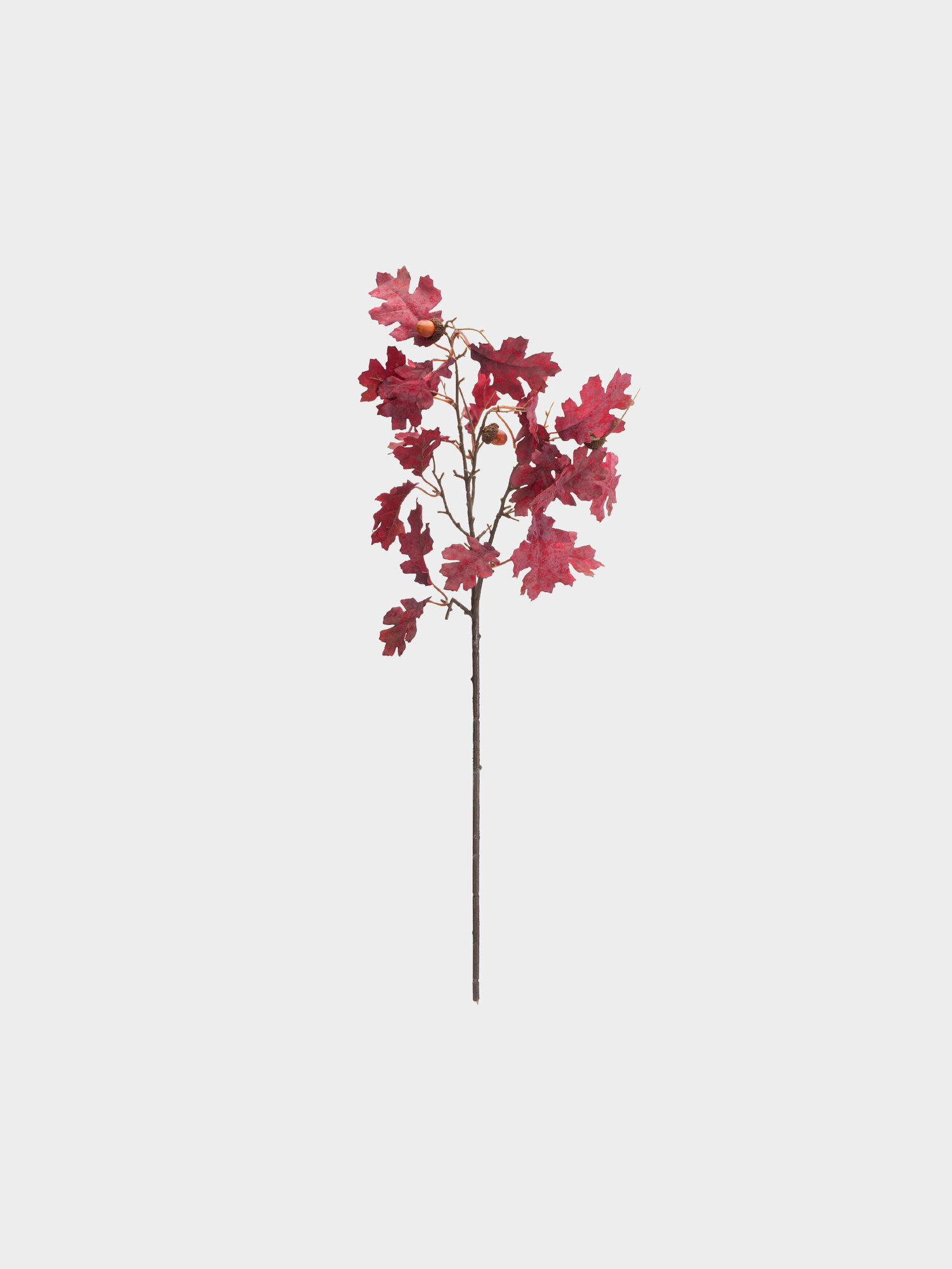 Ветка декоративная, 76 см, пластик/полиэстер, Желуди с листьями, Grand garden decor, Kuchenland