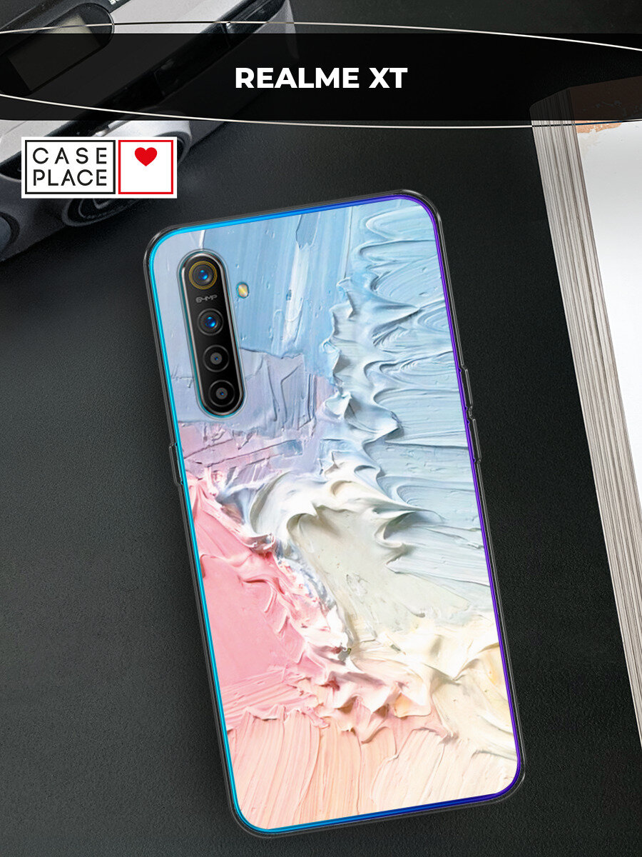 Чехол на Realme XT / Реалми XT с принтом Фруктовое мороженное
