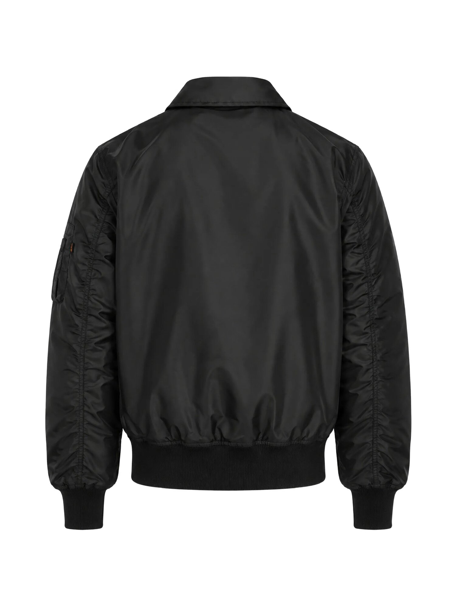 Куртка ALPHA INDUSTRIES CWU-36/P TT logo-patch zip-up jacket, размер L, black/black — фото 1