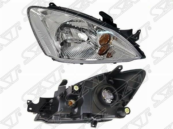 Фара SAT ST-214-1172R Mitsubishi Lancer 02-10 справа/ Галоген/ Ручная регулировка