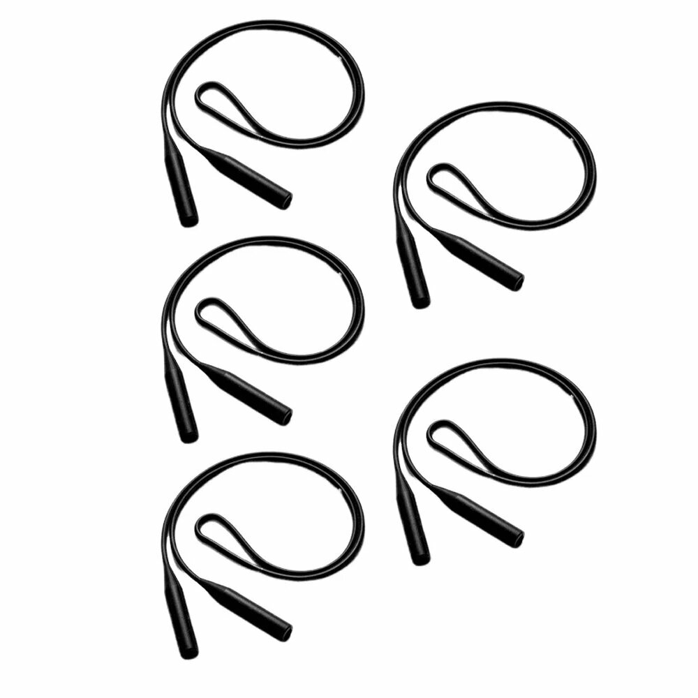 Силиконовый шнур для очков, Black-5pcs