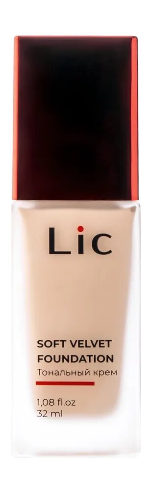 LIC Крем тональный Soft Velvet, 32 мл, 02 Y