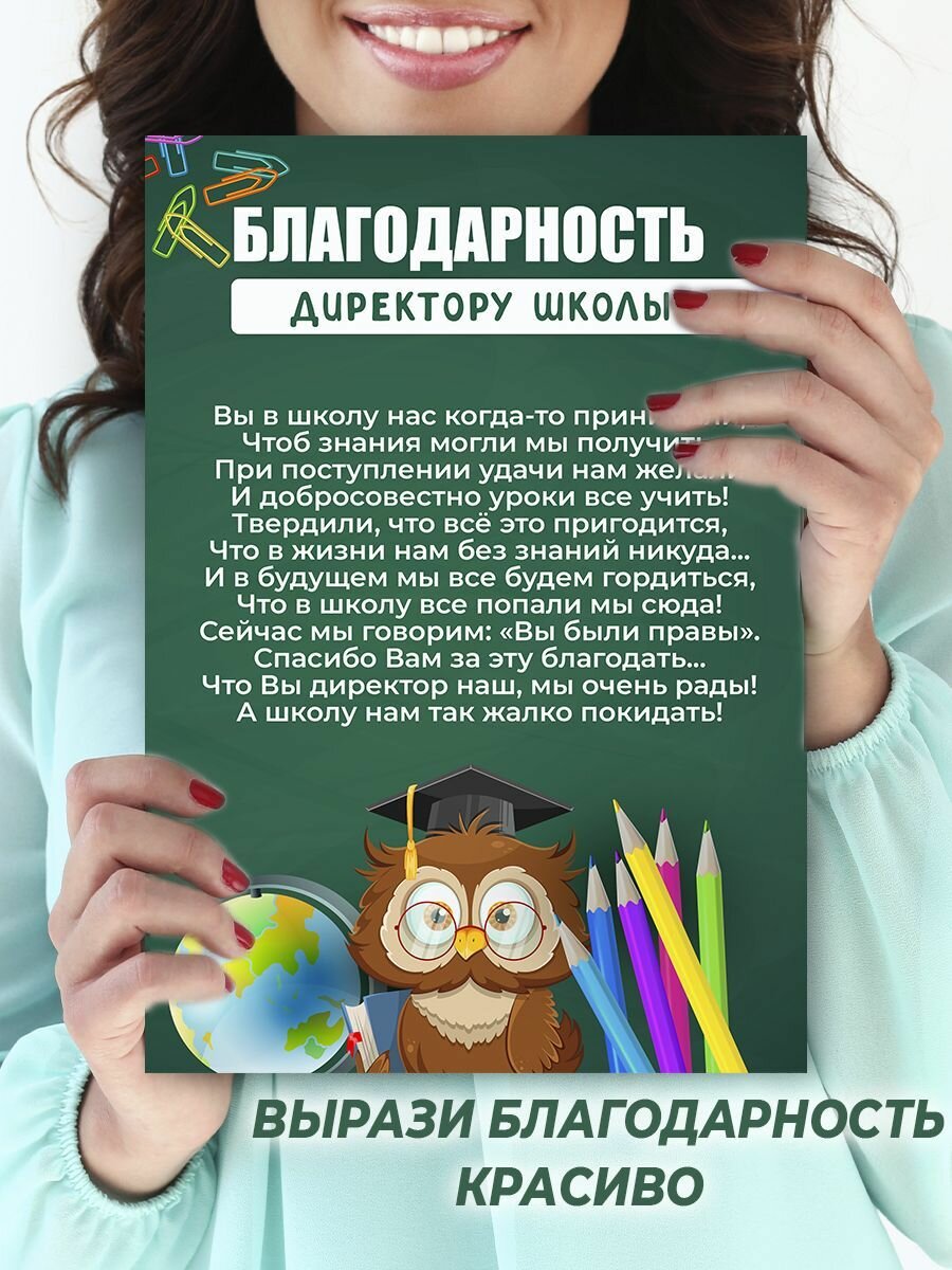 Благодарность директору школы — фото 1