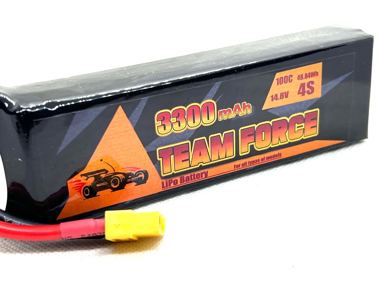 Аккумулятор Team Force 4s 14,8v 3300mah 100C XT60