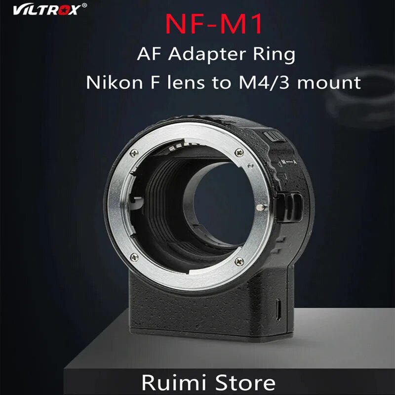Адаптер объектива VILTROX NF-M1 для Nikon F на M4/3