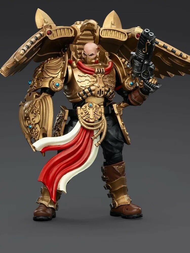 Подвижная фигурка JOYTOY Warhammer 30K 1/18 Action Figures Legio Custodes Custodian Venatari Squad Venatari with Kenetic Destroyer 2