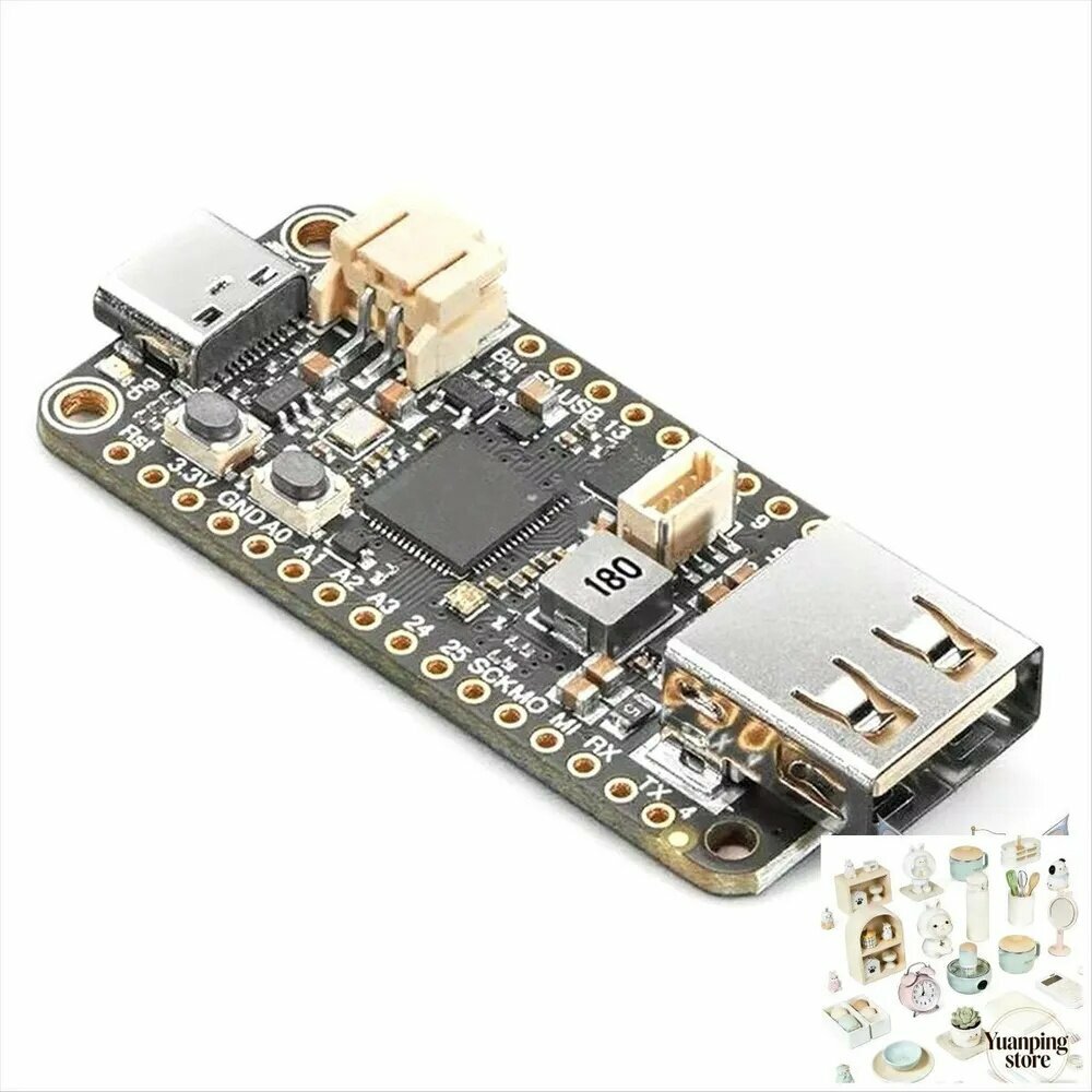 5723 Feather RP2040 с расширенными возможностями подключения USB Type A Host